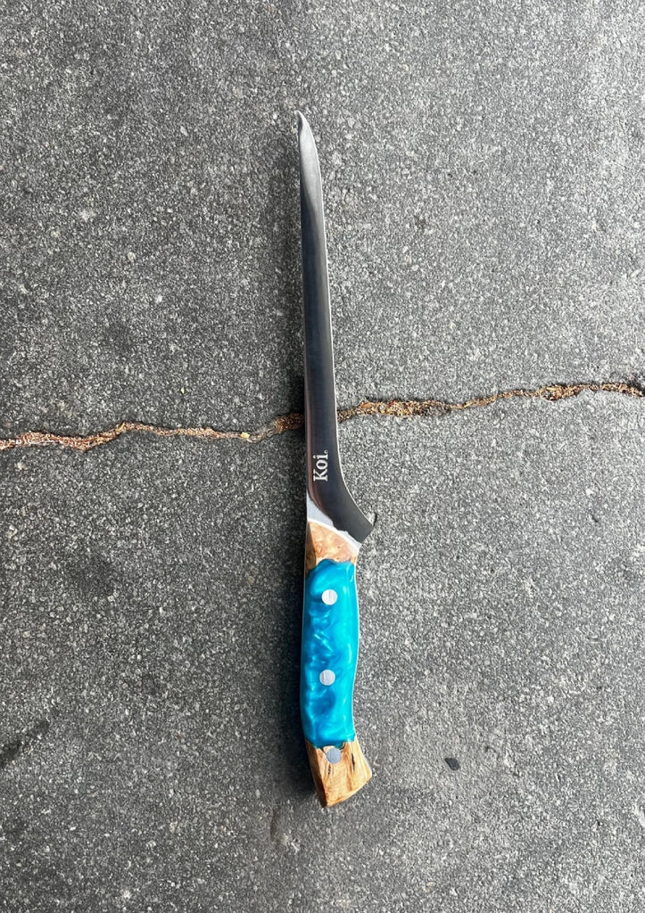 Koi Chef's Knife BBQ Fillet - Barramundi Blue — Kitchen Antics