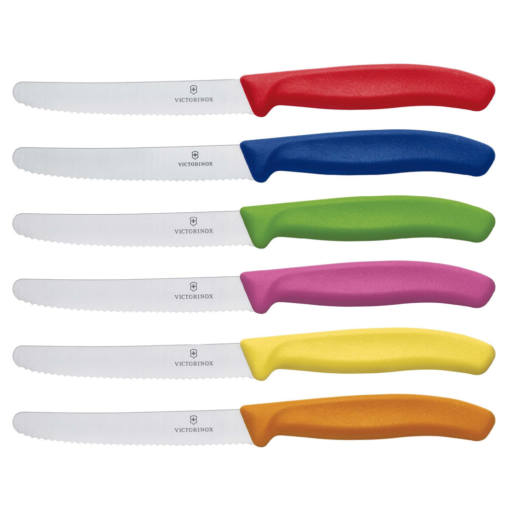 Victorinox Steak Knife 11cm Set of 6 - Multi Colour — Kitchen Antics
