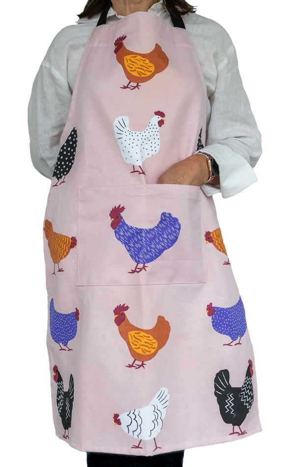 AG Apron - Bright Hens — Kitchen Antics