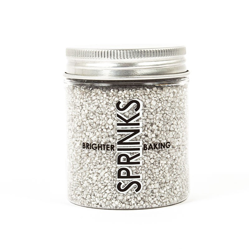Sprinks Sanding Sugar Silver (85g) Sprinkles — Kitchen Antics