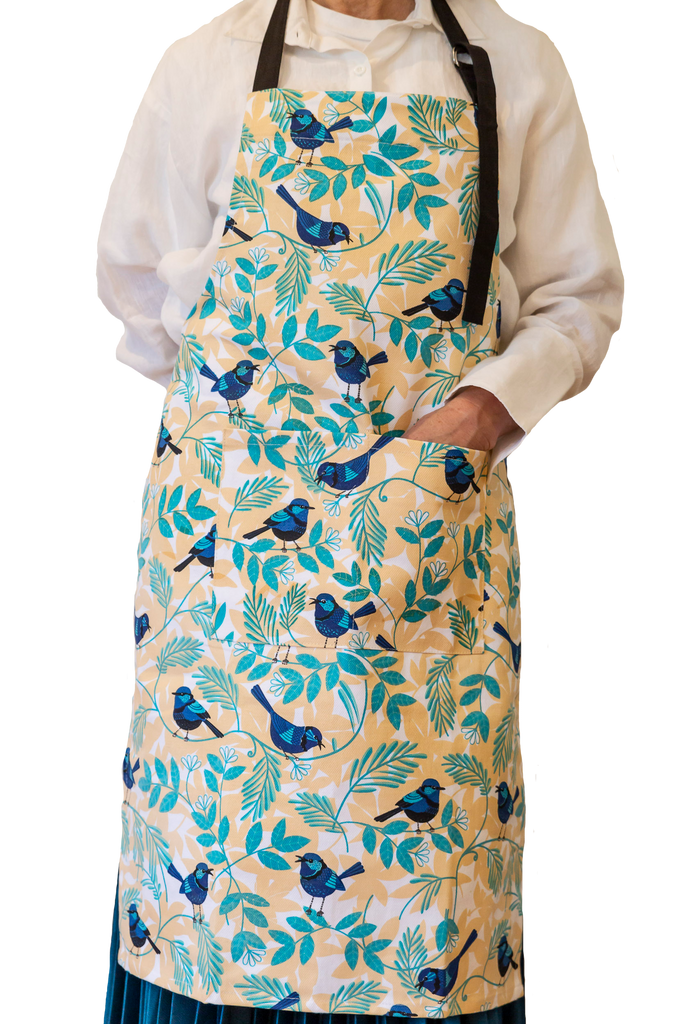 AG Apron - Blue Wren — Kitchen Antics